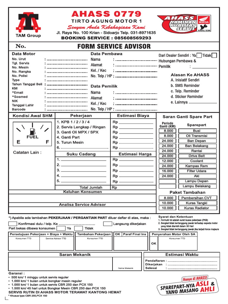 Ahass 0779 | PDF