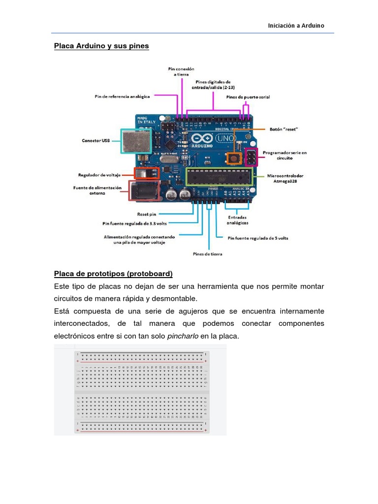 Manual Arduino | PDF | Corriente eléctrica | Pantalla de cristal líquido