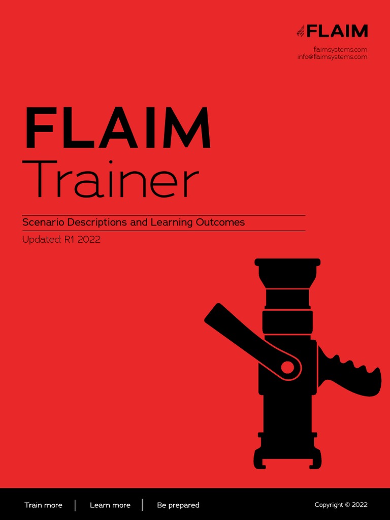 FLAIM Trainer Scenarios Manual Updated R1 2022 | PDF | Firefighter ...