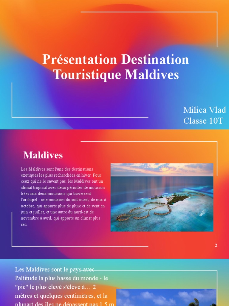 Proiect - Maldive | PDF | Mousson | Corail
