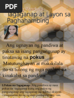Pokus NG Pandiwa (Tagaganap at Layon) | PDF