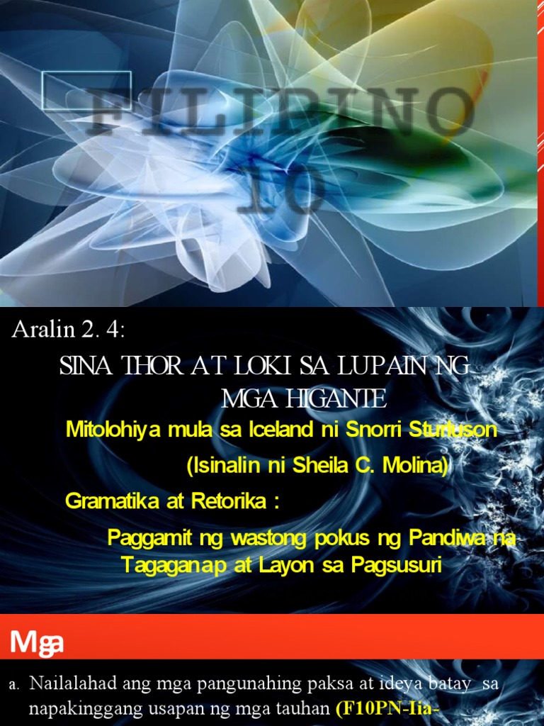 Thor at Loki 1.. | PDF