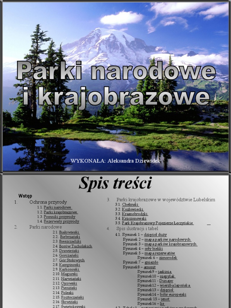 Parki Narodowe I Krajobrazowe | PDF