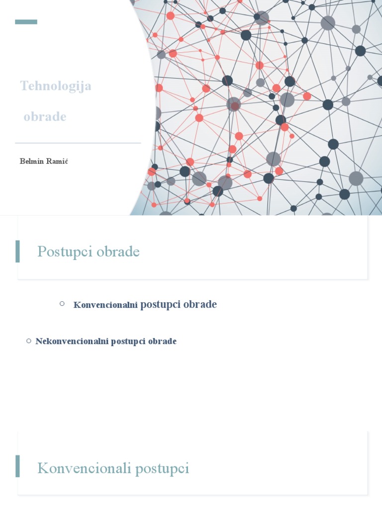 Tehnologija Obrade | PDF