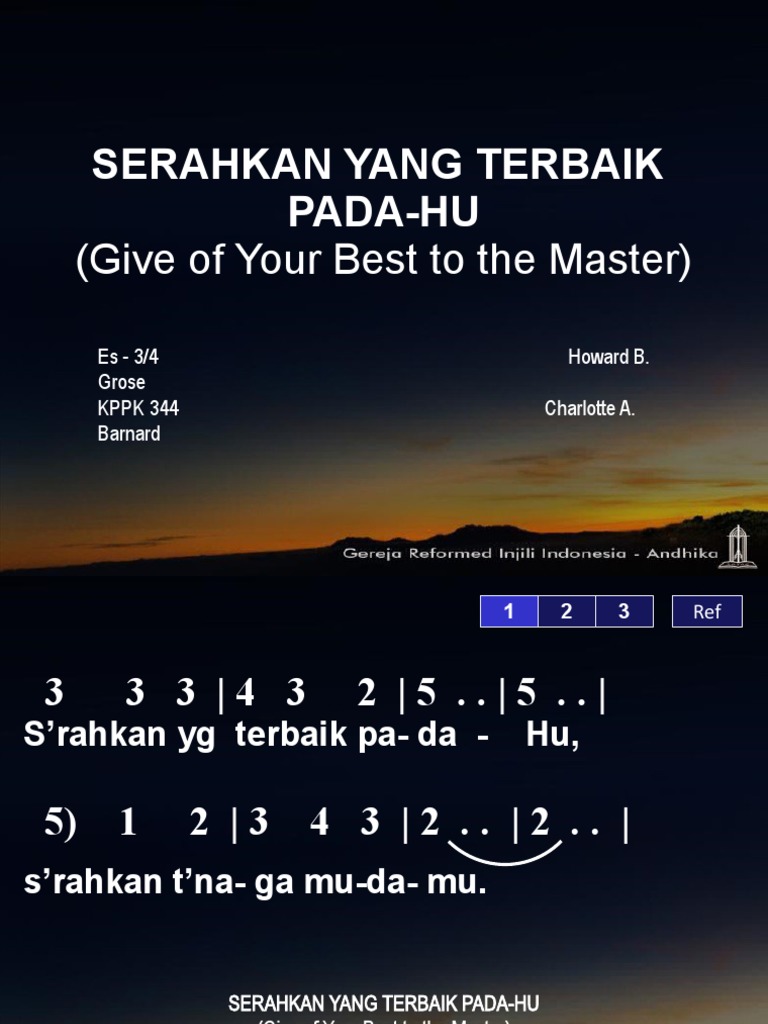 KPPK 344 - Serahkan Yang Terbaik Pada-Hu | PDF