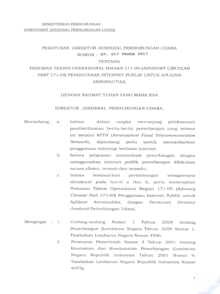 KP 017 Tahun 2017 | PDF