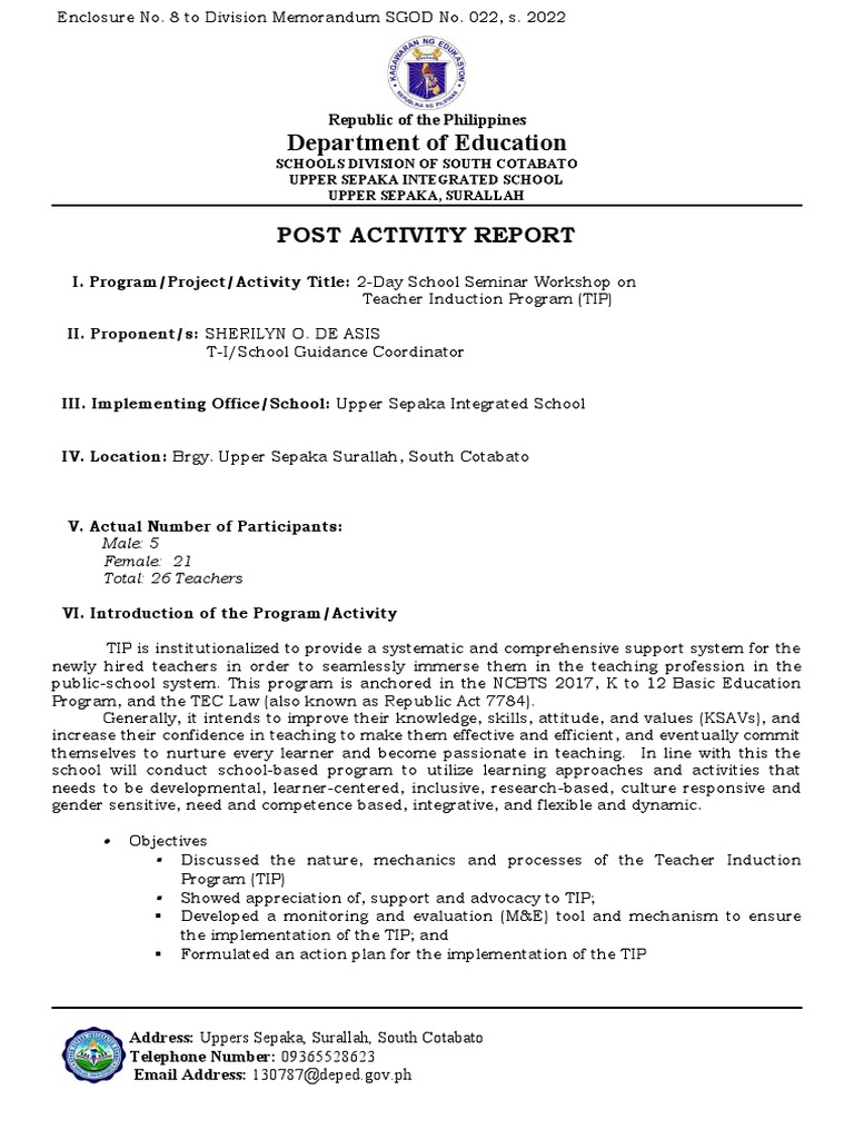 TIP-Post Activity | PDF | Cognition | Learning