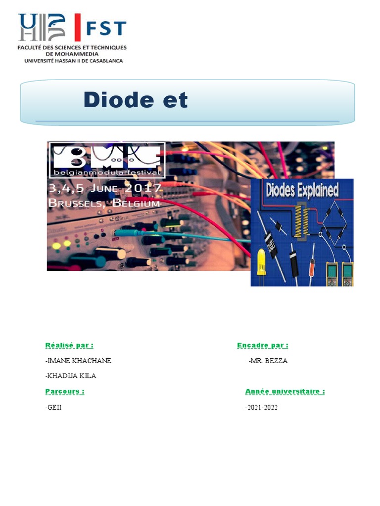TP1 Diodes | PDF | Redresseur | Diode