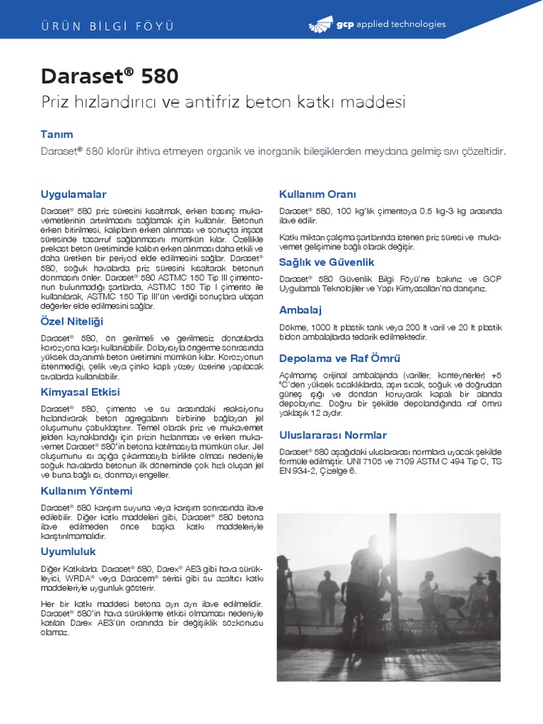 GCP Daraset 580 | PDF