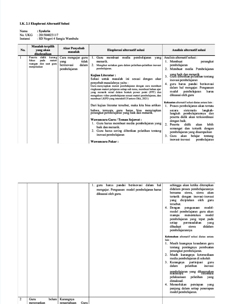 PDF LK 21 Eksplorasi Alternatif Solusi - Compress | PDF