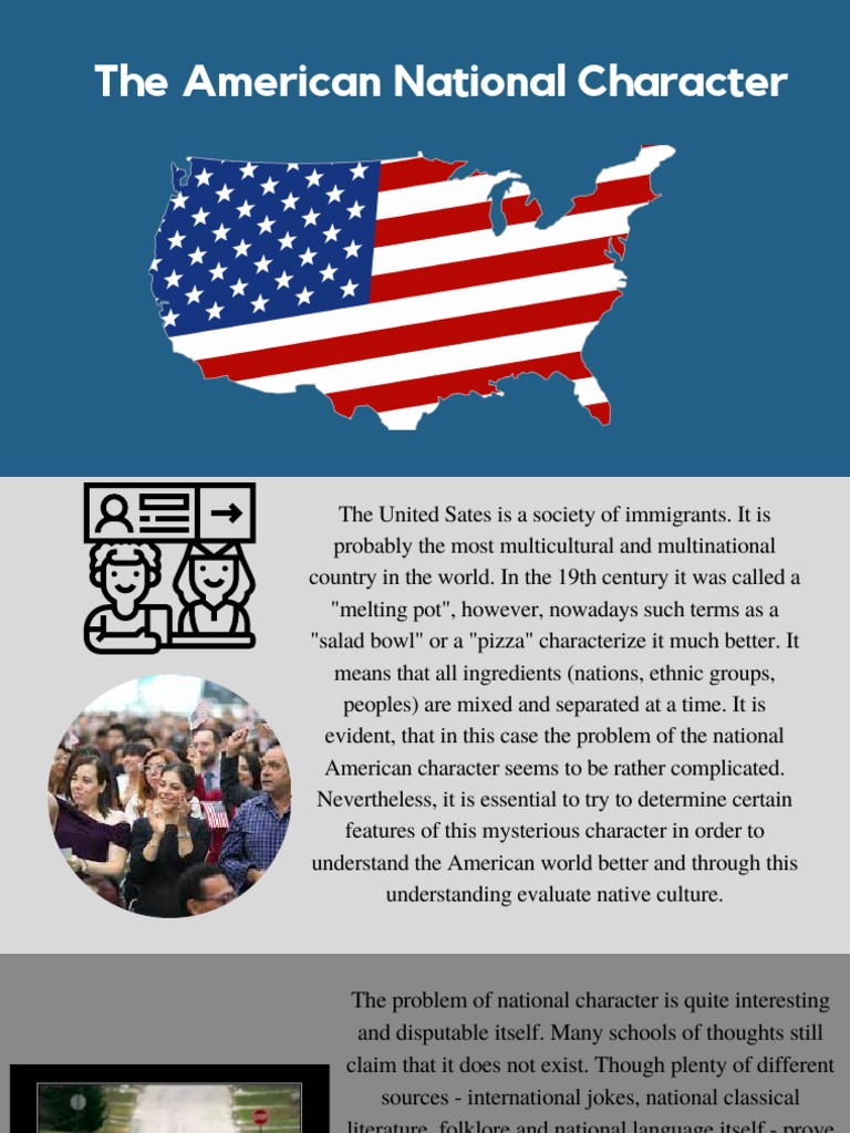 The American National Character | PDF | Individualism | Self