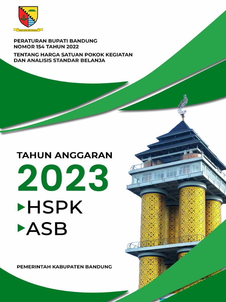 Perbub No 154 Tahun 2022 Tentang HSPK Dan Asb | PDF