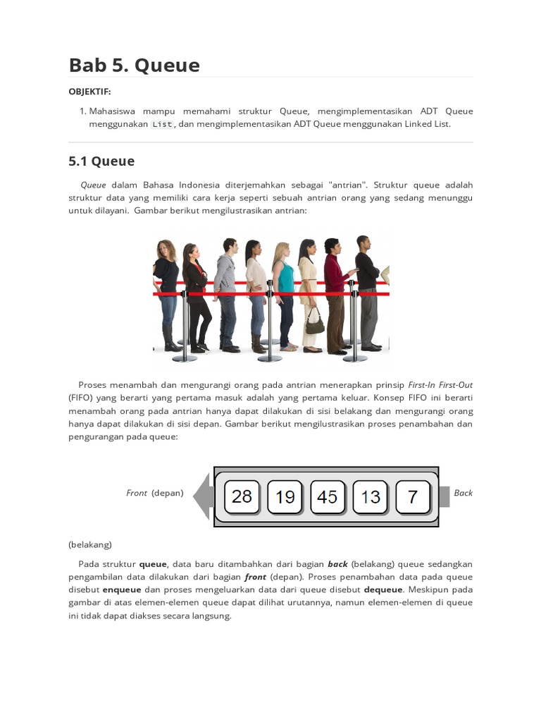 Bab 5 Queue | PDF