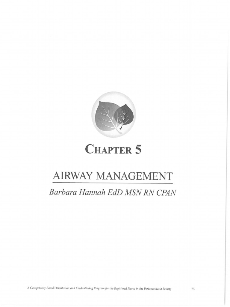 Airway Management | PDF