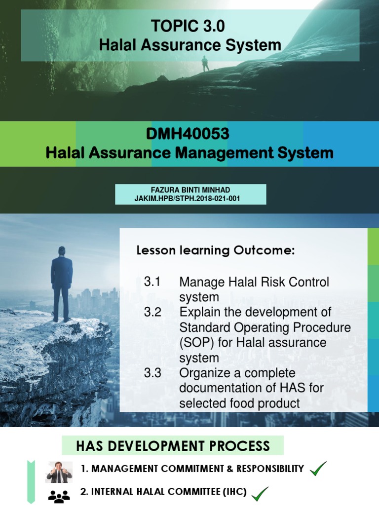 TOPIC 3.1 - Halal Management System | PDF