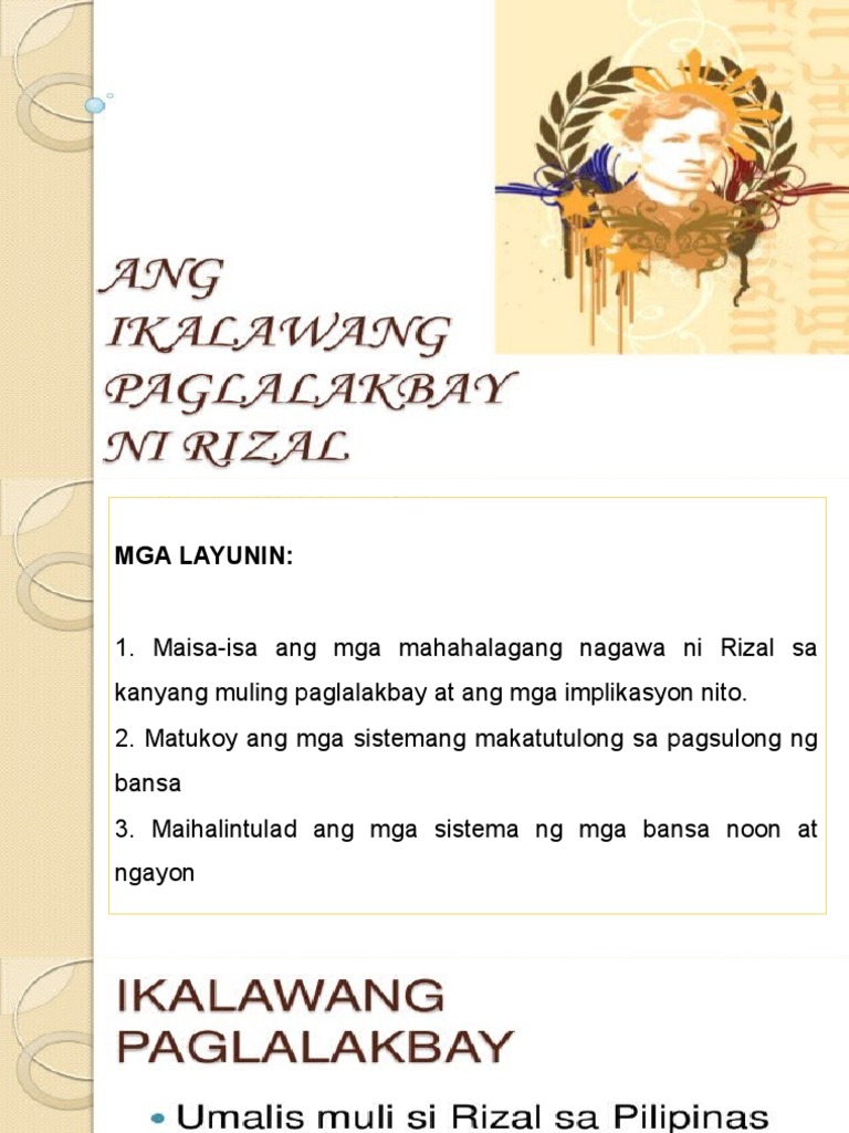 Kabanata 6 - Pangalawang Paglalakbay Ni Rizal | PDF