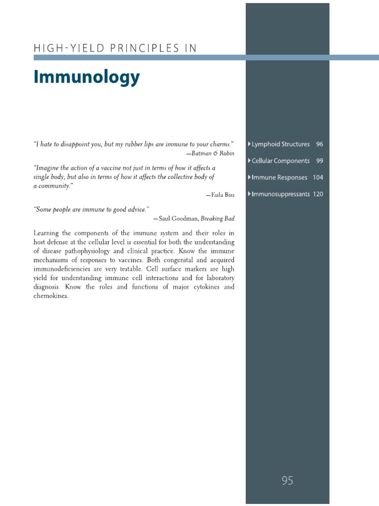 Immunology First Aid - Self Study For USMLE | PDF