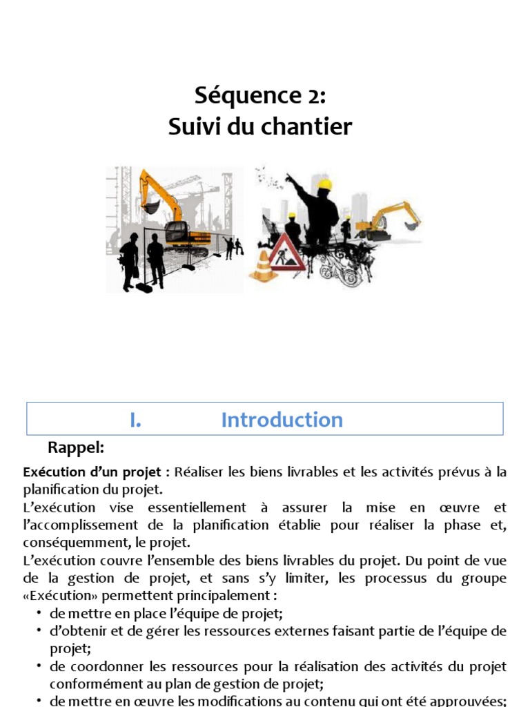 Suivi Du Chantier-1 | PDF | Gestion de projet | Planification