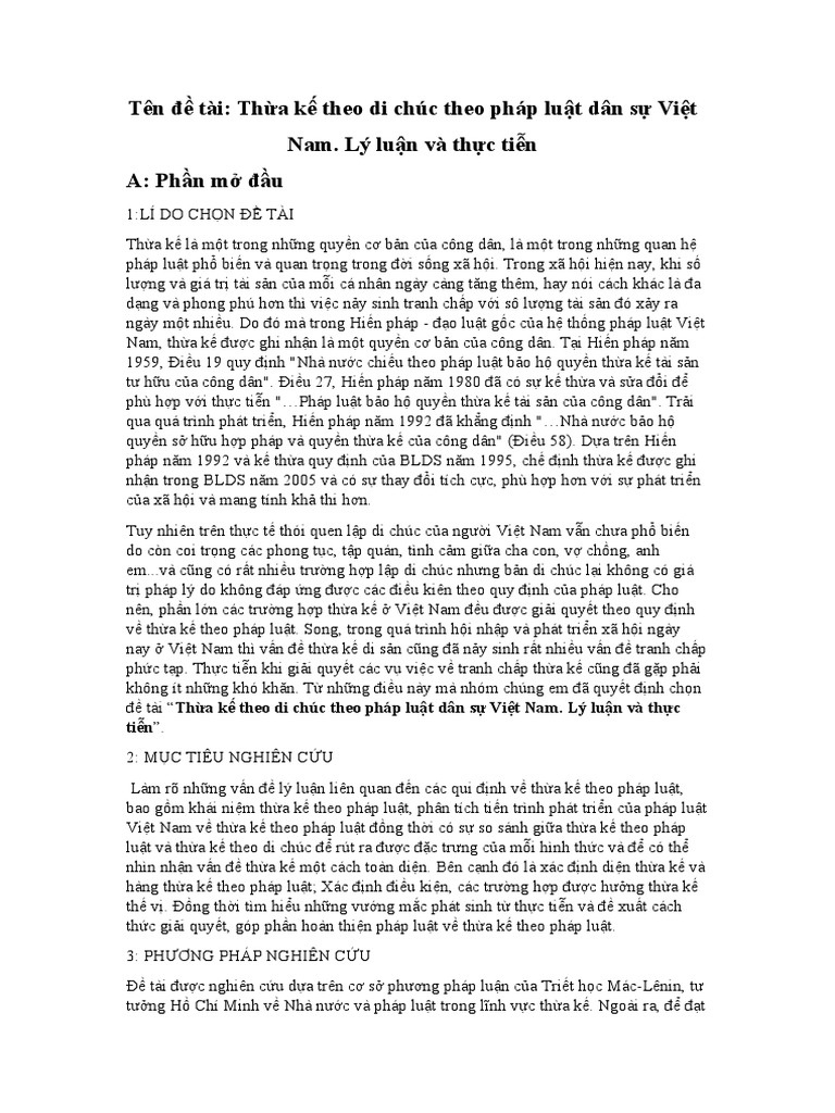 Tiểu luận PLDC | PDF