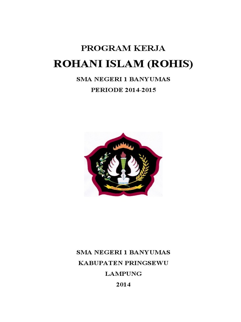 Program Kerja Rohani Islam Rohis SMA Negeri 1 Banyumas Revisi 19 Desember 2014 | PDF | Agama ...
