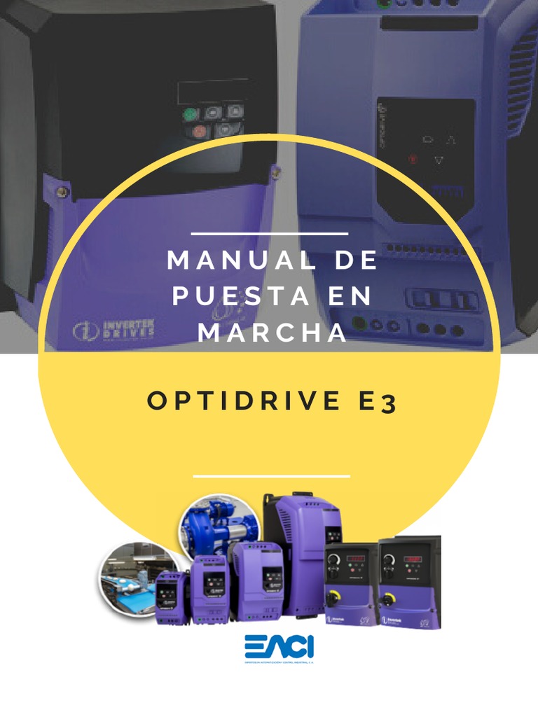 Manual de Configuración Optidrive E3 | PDF