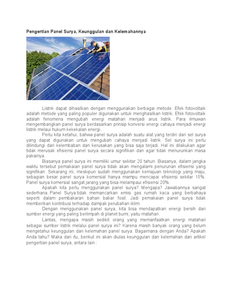 Panel Surya | PDF | Griya & Taman