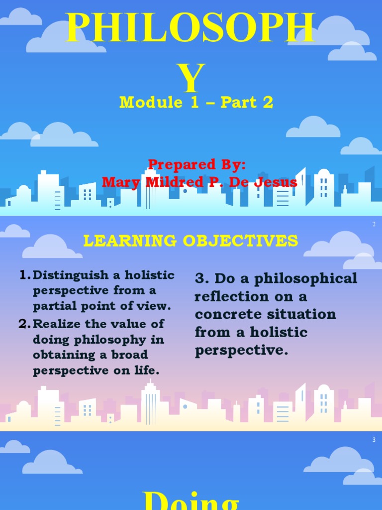 Philosophy - Module 1 Part 2-Done | PDF