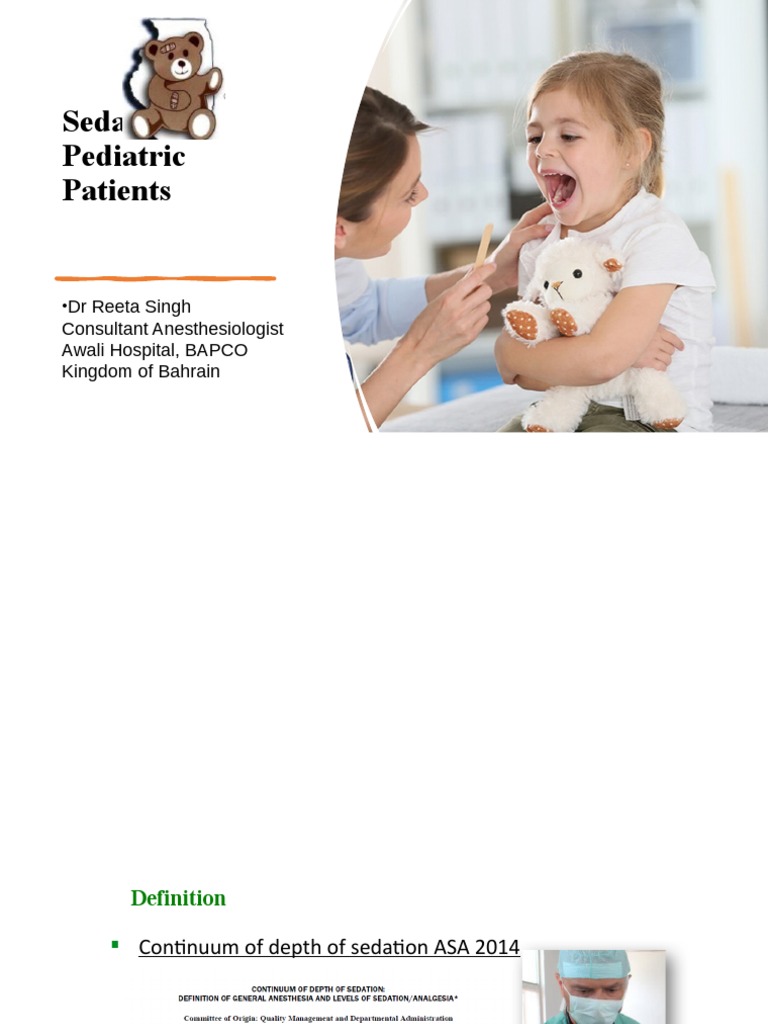 Conscious Sedation Paediatrics | PDF | Anesthesia | Pain Management