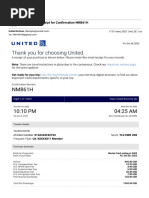 American Receipt PDF | PDF | Baggage | Airlines