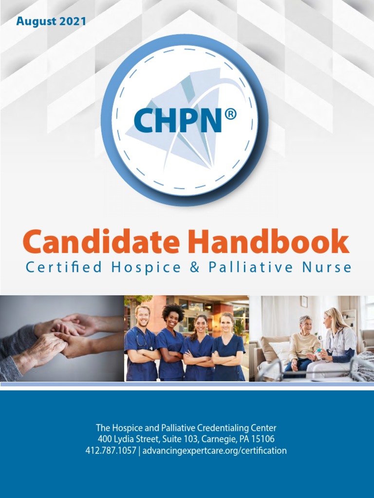 HPCC CHPN Handbook Aug 2021 - cm2 | PDF | Test (Assessment) | Nursing