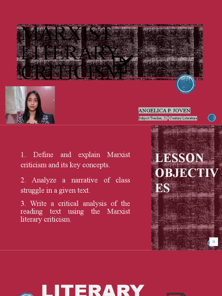 Marxist Literary Criticism | PDF | Karl Marx | Marxism