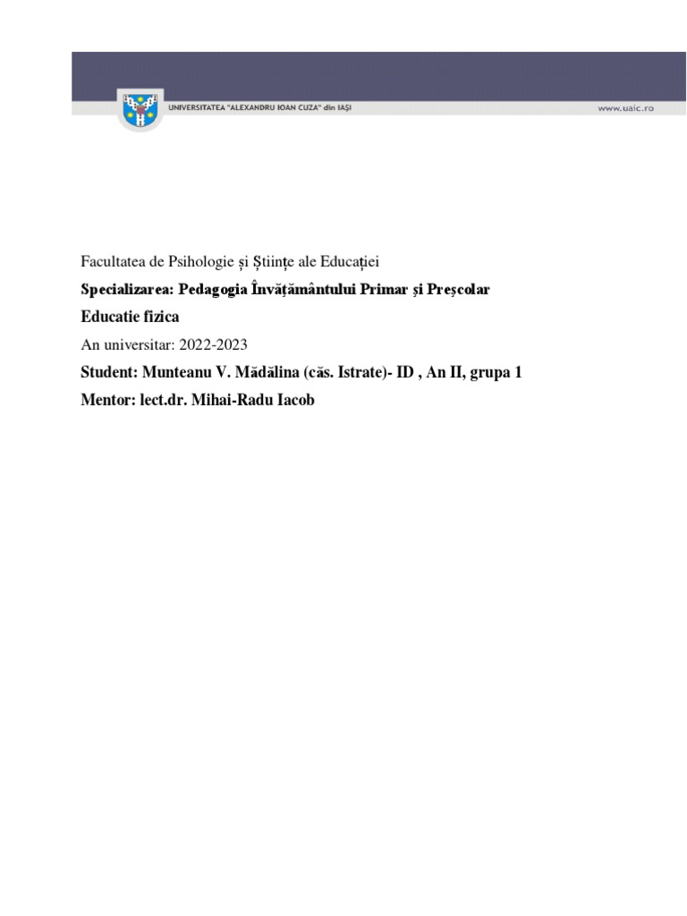 Proiect Didactic DPM | PDF