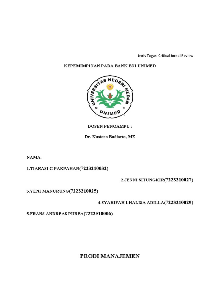 CJR Kepemimpinan Kelompok 5 | PDF