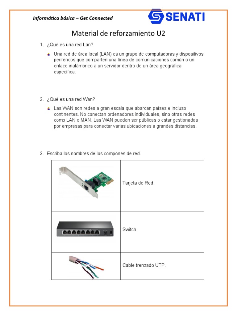 SINU-151 Unidad02 Material Reforzamiento | PDF