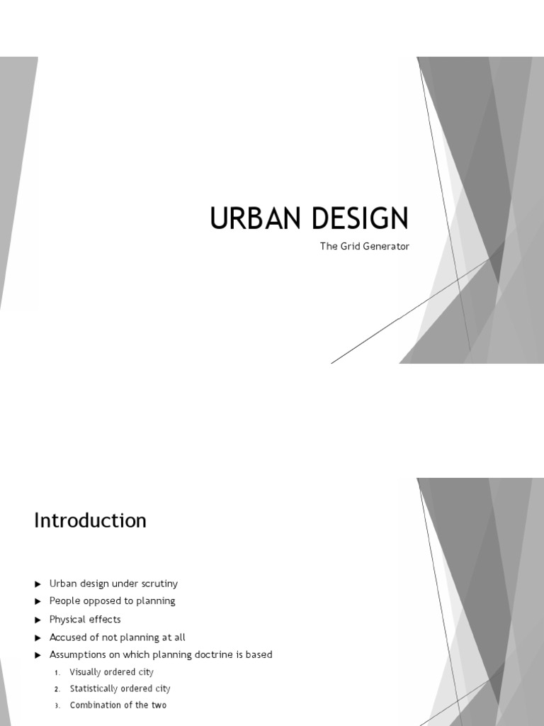 Urban Design - Grid Generator | PDF | Urban Design | City