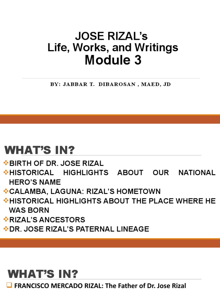 MODULE 3 - Rizal Law | PDF