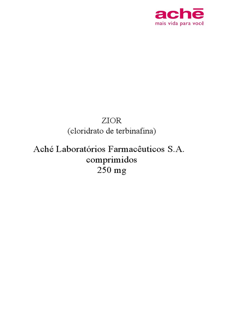 Zior 250mg Ache 28 Comprimidos | PDF | Gravidez | Pele