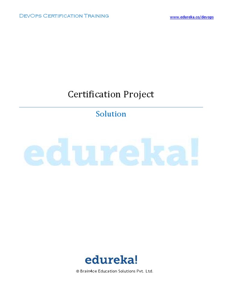 Devops Project Solution PDF | PDF | Computing | Software Engineering