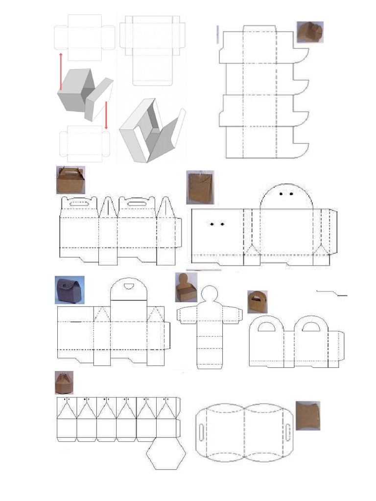 Plantillas de Cajas | PDF