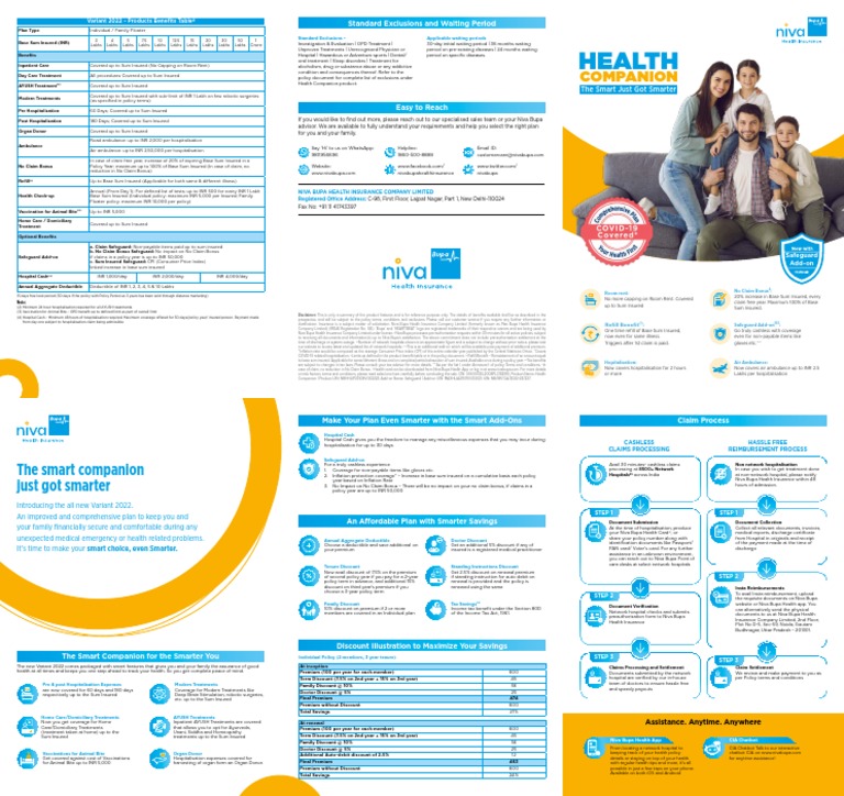 Health Companion V2022 - Brochure | PDF | Insurance | Hospital