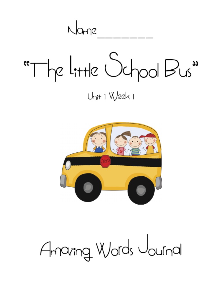 " The Little School Bus": Name | PDF | Language Arts & Discipline