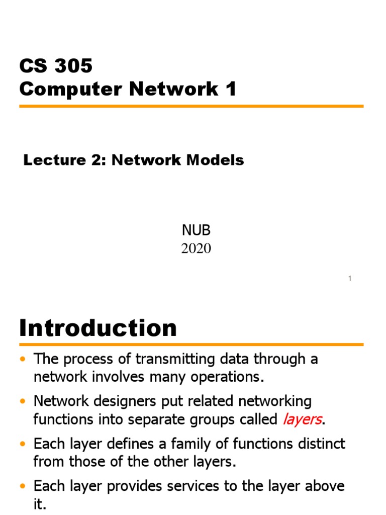 Lec 02 Network Models | PDF Lec 02 Network Models | PDF