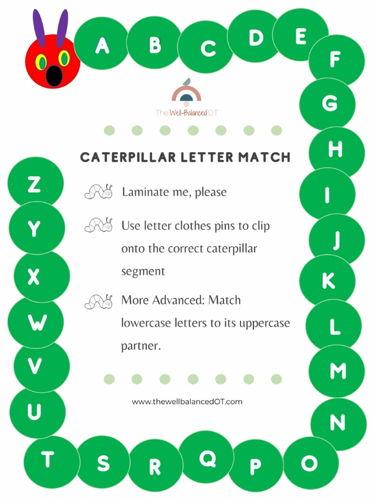 Caterpillar Alphabet Update | PDF