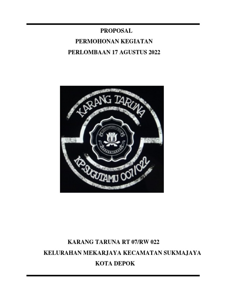 PROPOSAL KATAR 07 Baru (17 AGUSTUS 2022) | PDF