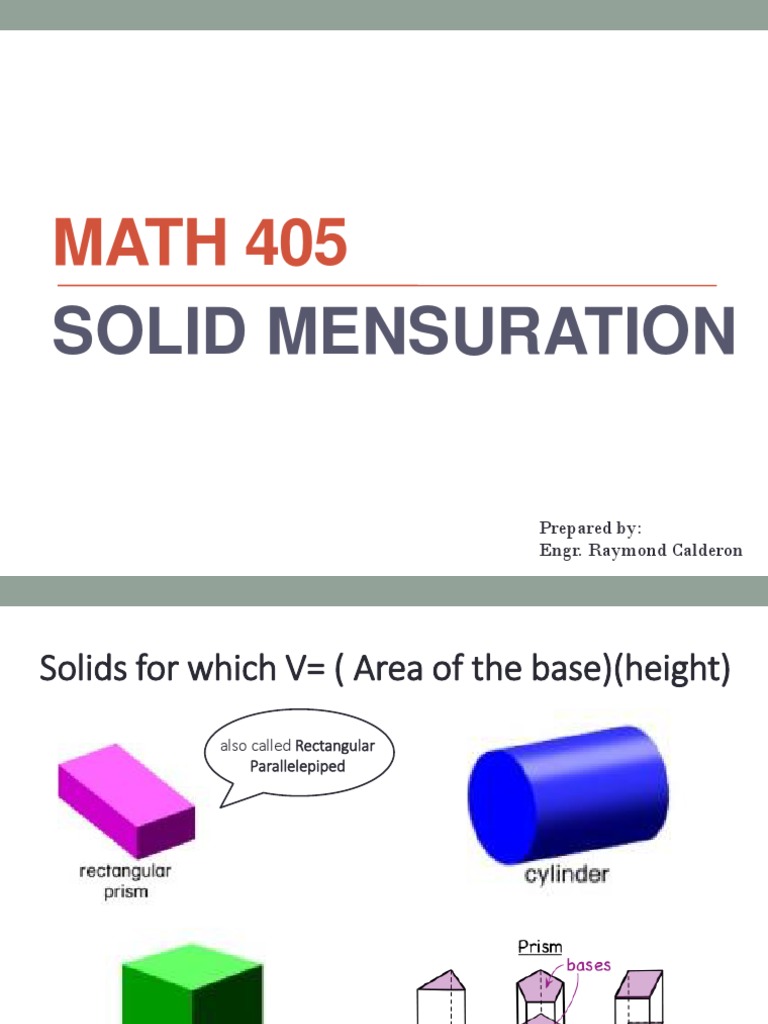 Sol Men (Solids For Which V BH) | PDF