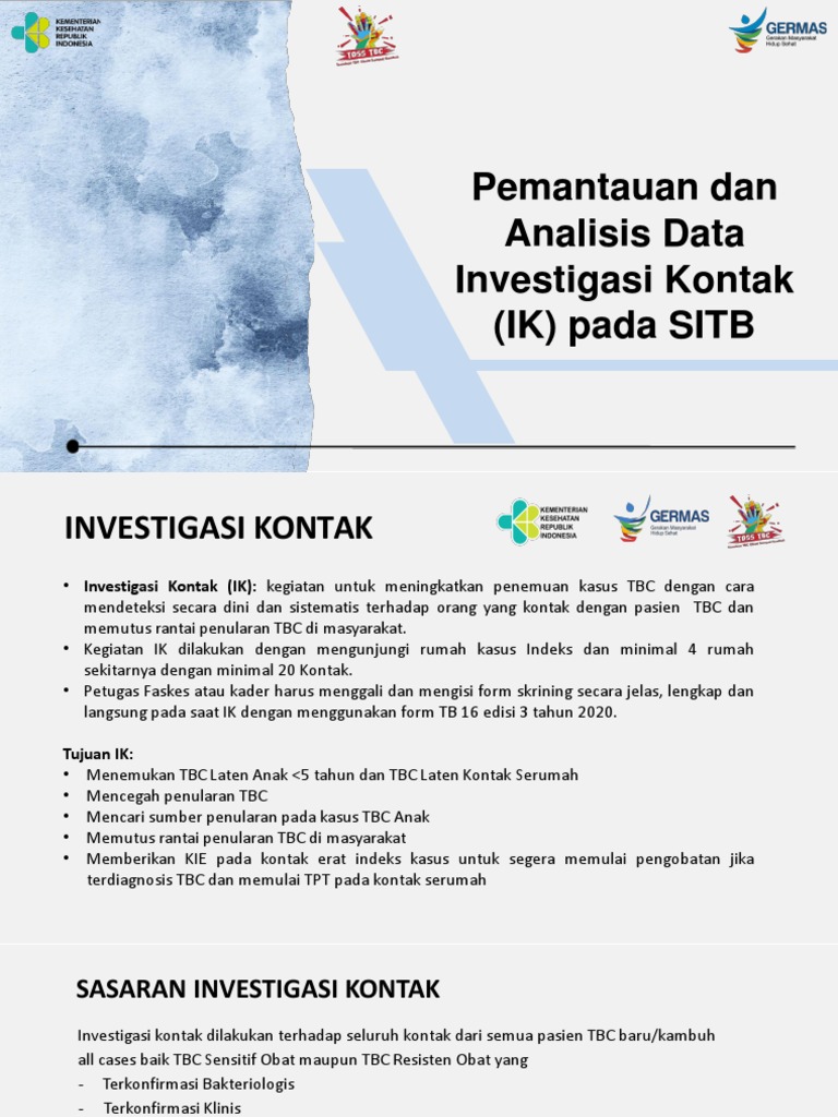 Materi Investigasi Kontak | PDF