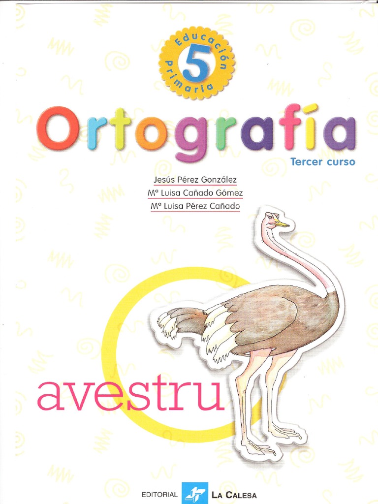 Ortografia La Calesa Primaria 5 | PDF | Educación primaria | Evaluación