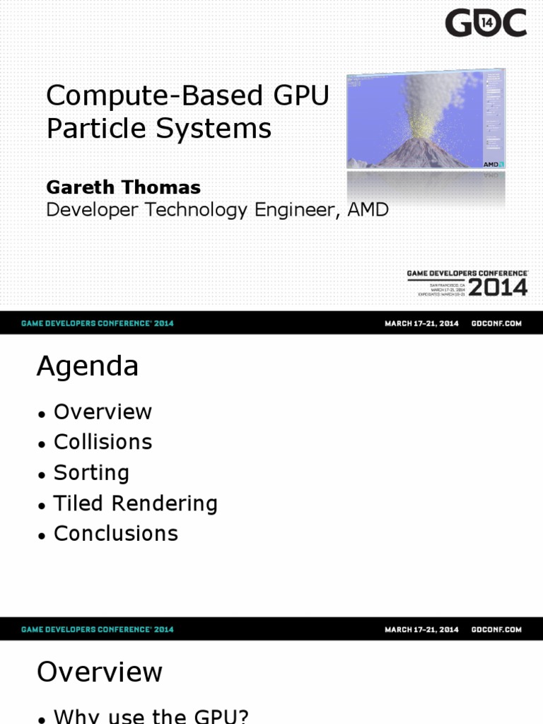 Gareth Thomas Compute-Based GPU Particle | PDF