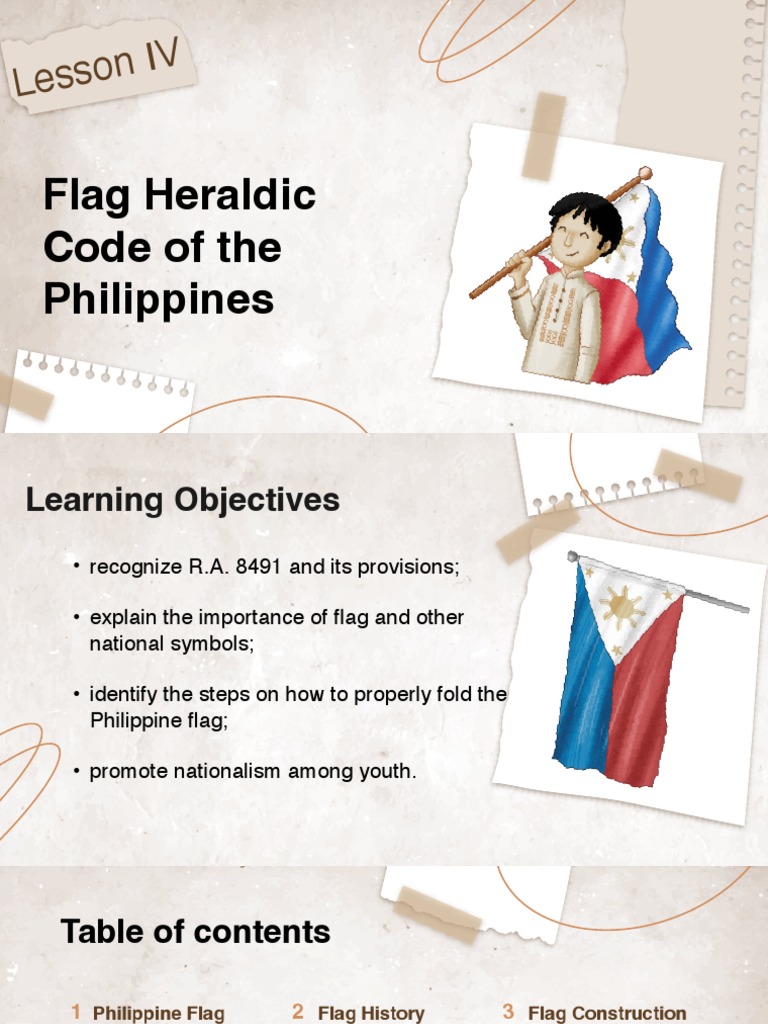 NSTP (Flag Heraldic Code of PH) L4 | PDF | Flag | Symbols