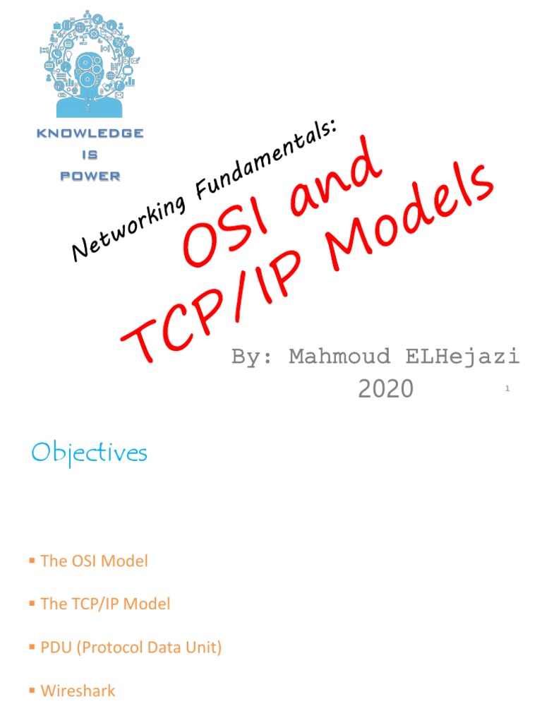 1.2 Fundamentals - OSI and TCP-IP Models | PDF | Osi Model | Computer ... 1.2 Fundamentals - OSI and TCP-IP Models | PDF | Osi Model | Computer ...